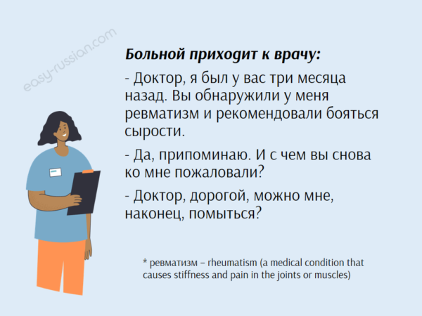 At The Doctor’s Vocabulary in Russian: Medical Terms and Phrases